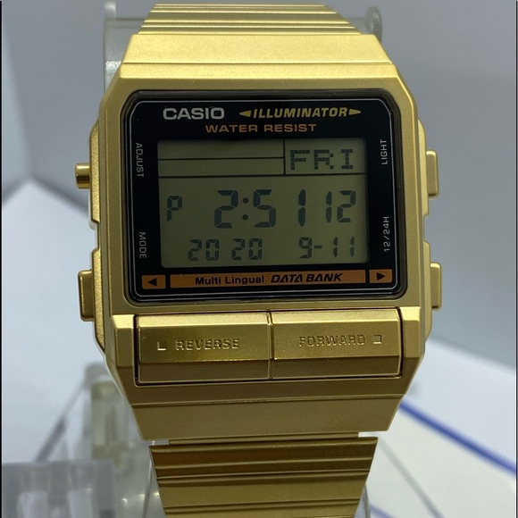 Casio | Jewelry | Model Db38gdf Casio Menwomen Watch Gold Tone | Poshmark